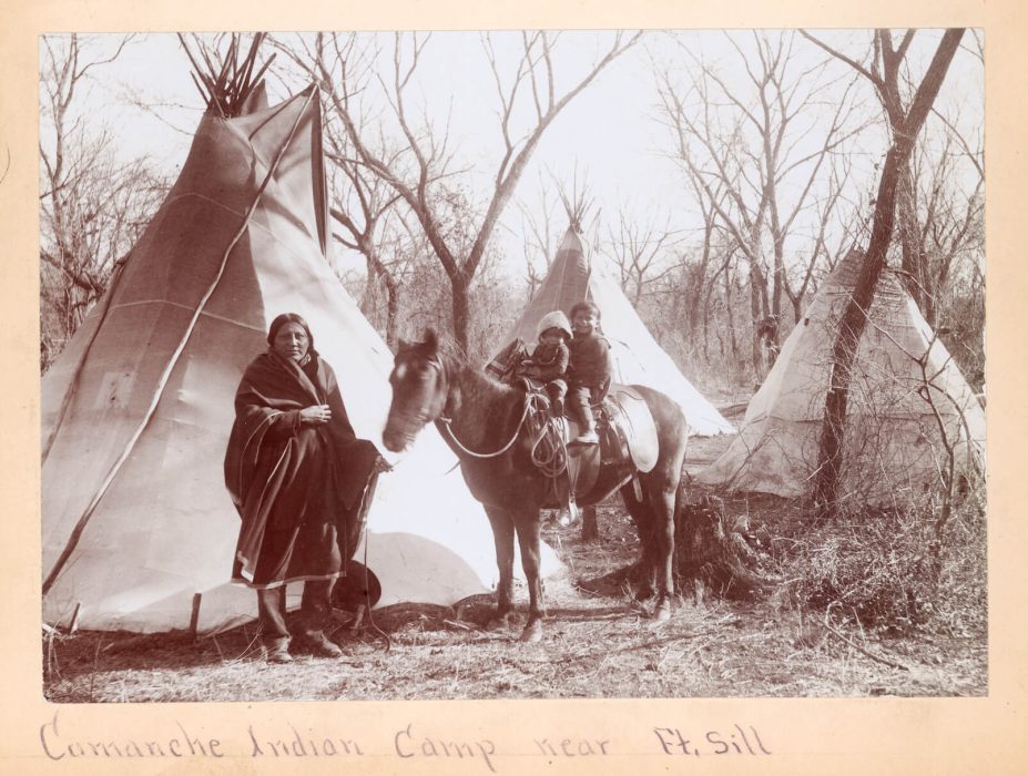 Comanche Camp Near Ft. Sill - National Cowboy & Western Heritage Museum